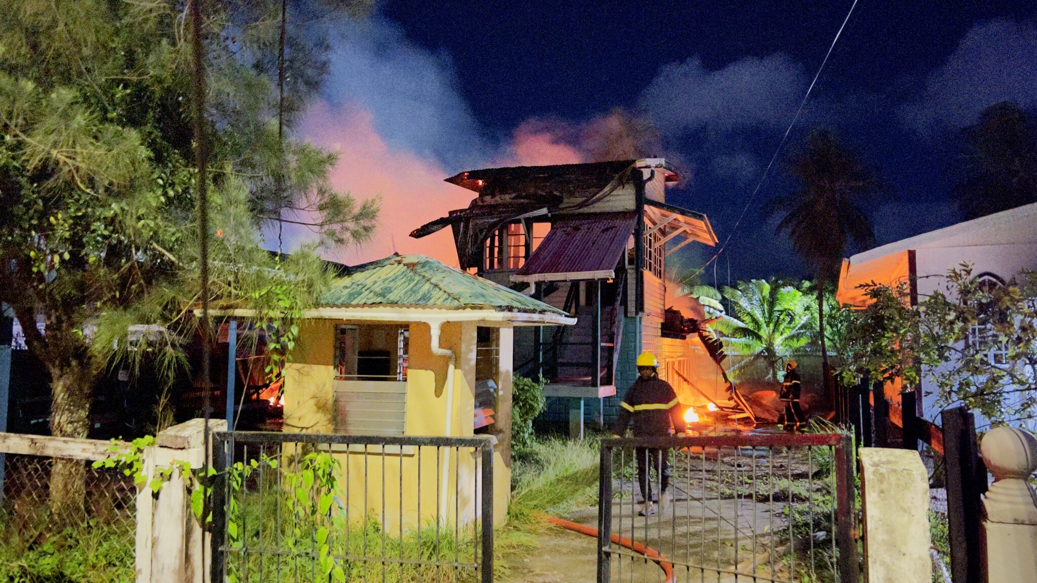 Electrical Fire Destroys Three Story Building in New Amsterdam – The ...